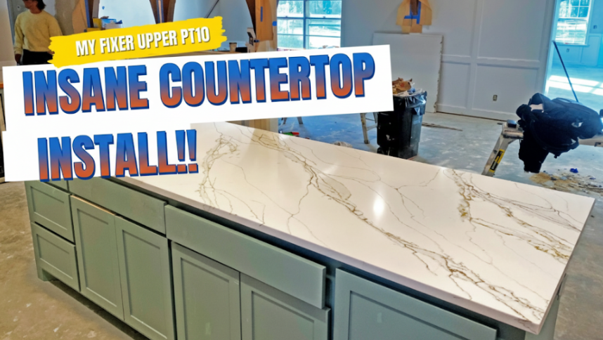 Fixer upper kitchen upgrade: Quartz countertop install