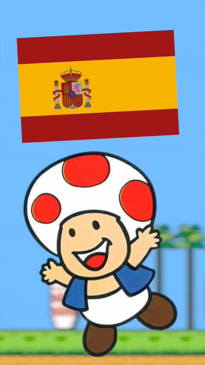Toad's name around the world #shorts #mario