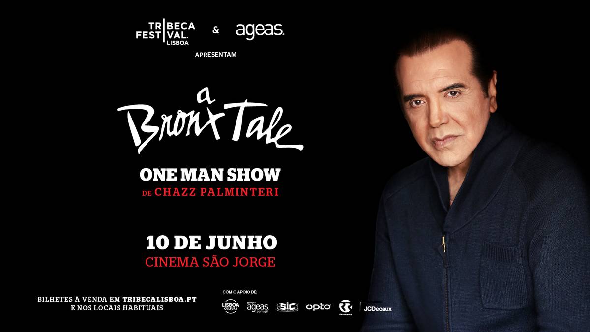 Tribeca Festival Lisboa e Ageas apresentam: “A Bronx Tale: One Man Show”