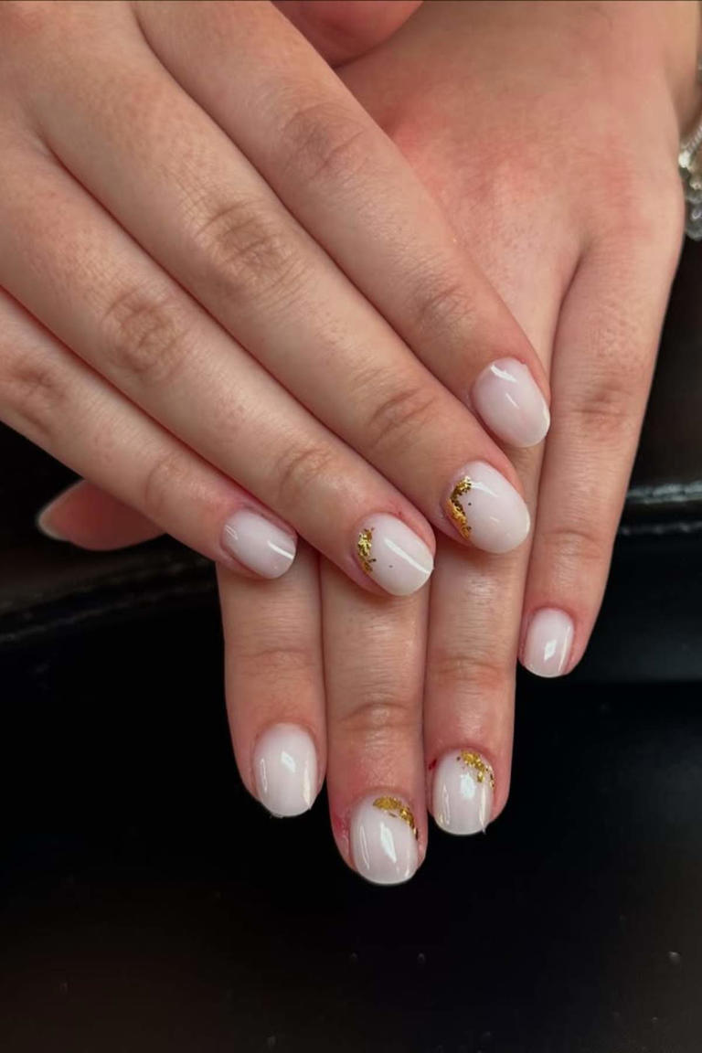 50 soft milky nail ideas for a minimal finish
