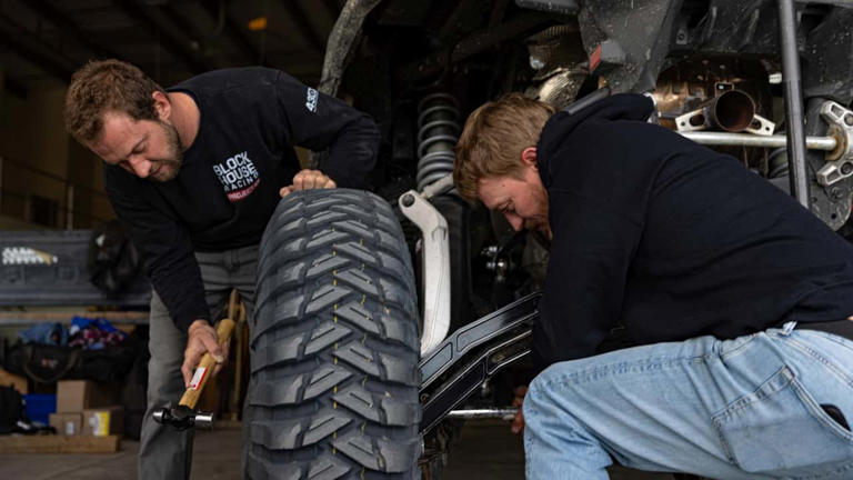 Can-Am tests for Dakar at a 'secret' facility in So-Cal, and we went there