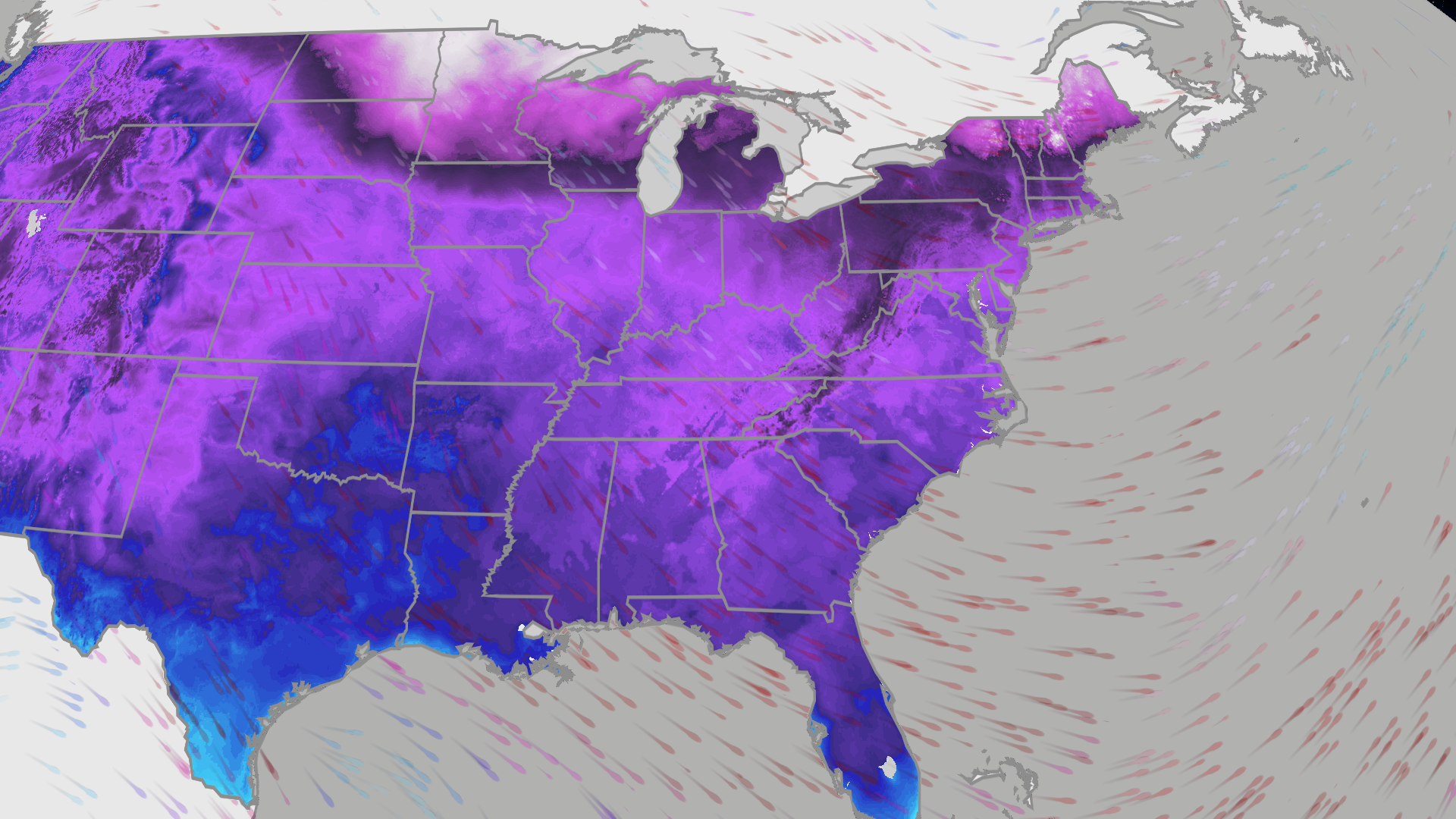 Subzero Wind Chills North, Feels Like 20s, 30s In Florida
