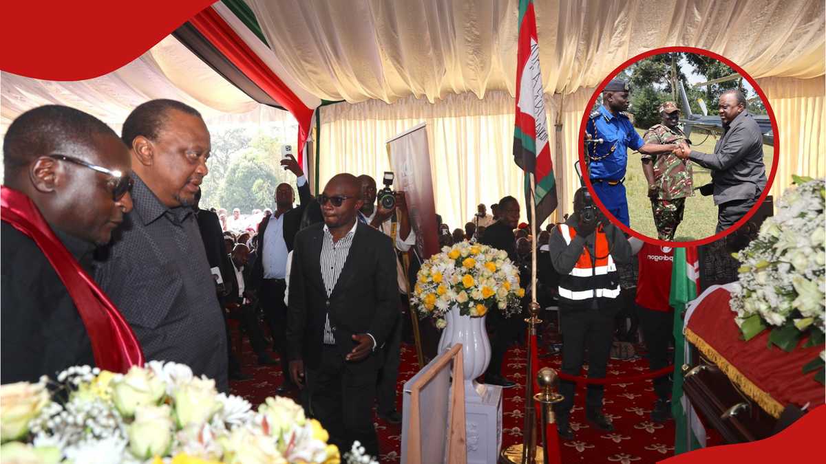 Jirongo burial: Uhuru, Edwin Sifuna receive thunderous applause while ...