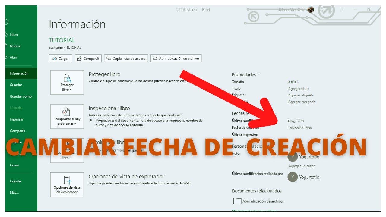 Cómo ver y cambiar la fecha de creación, modificación y último acceso ...
