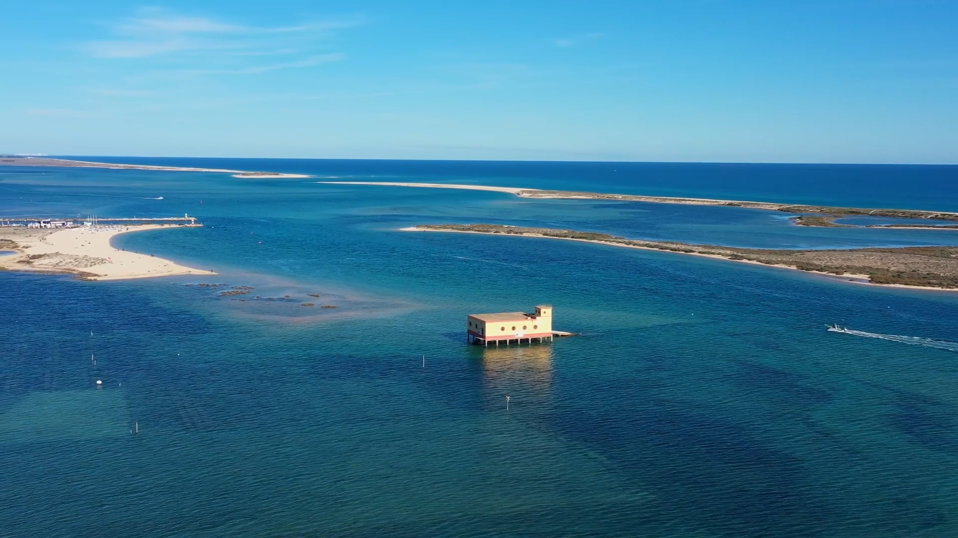 Olhão, Portugal: un drone révèle le lieu de vacances secret de l'Algarve