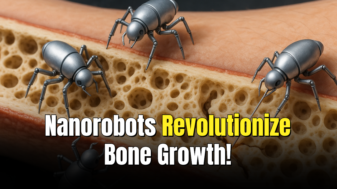 Scientists use light-controlled nanorobots to quickly grow bone cells