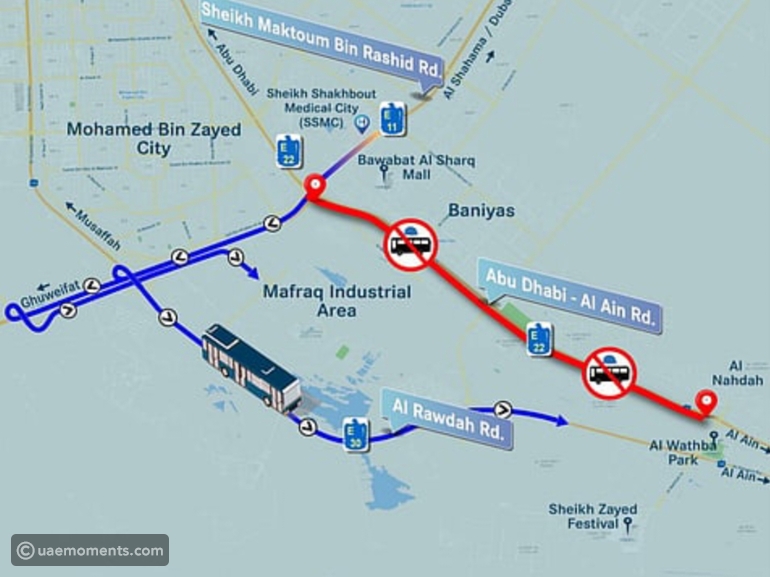 Abu Dhabi issues traffic restrictions for New Year's Eve 2026 celebrations
