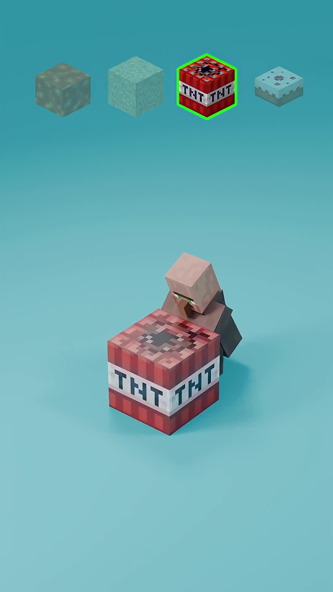 Minecraft mobs vs iron golem the hero satisfying 3D fluid and cloth ...