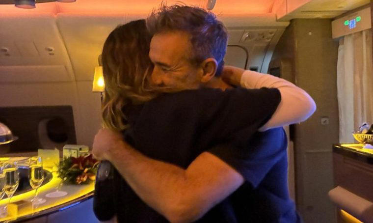 I seized the moment after a year of sadness – and proposed on a flight ...