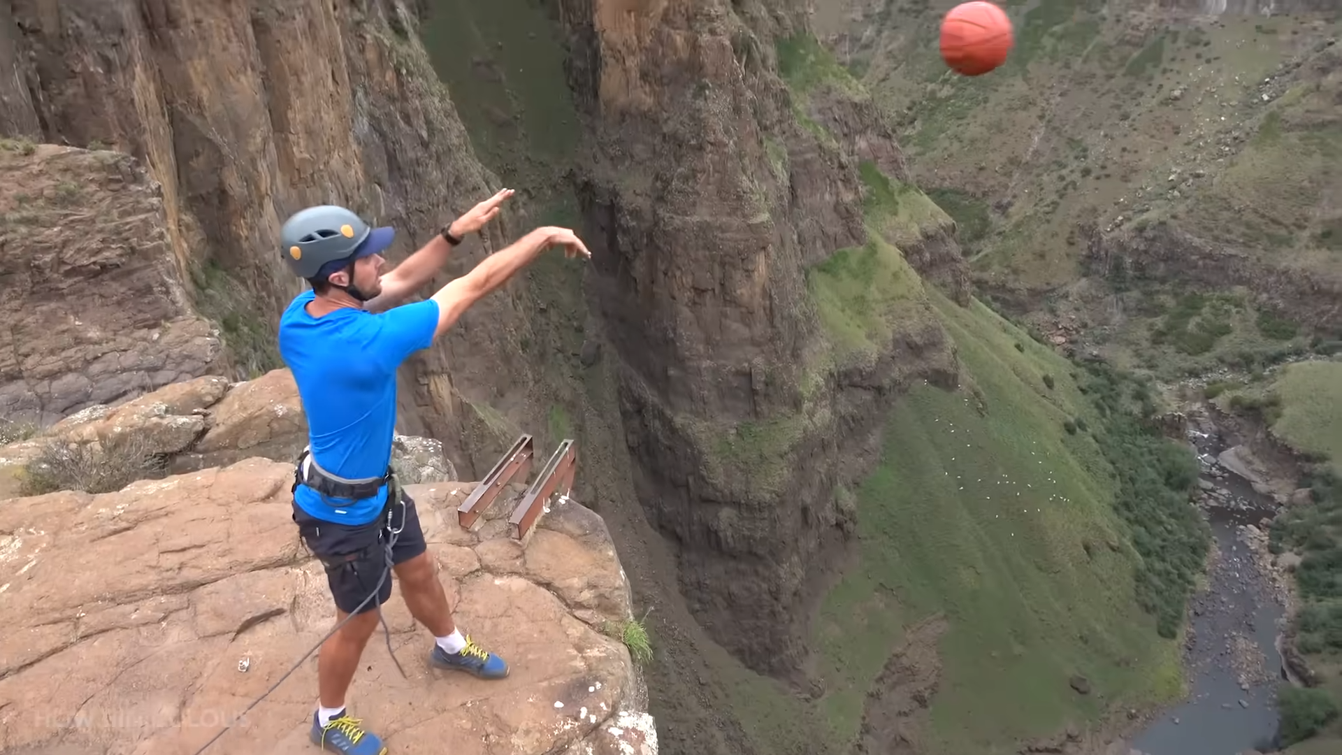 We spent 6 days trying to make this 660-foot shot in Africa
