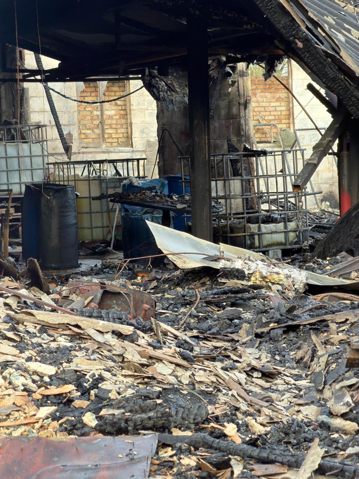 The aftermath: Investigation underway following Skegness fire