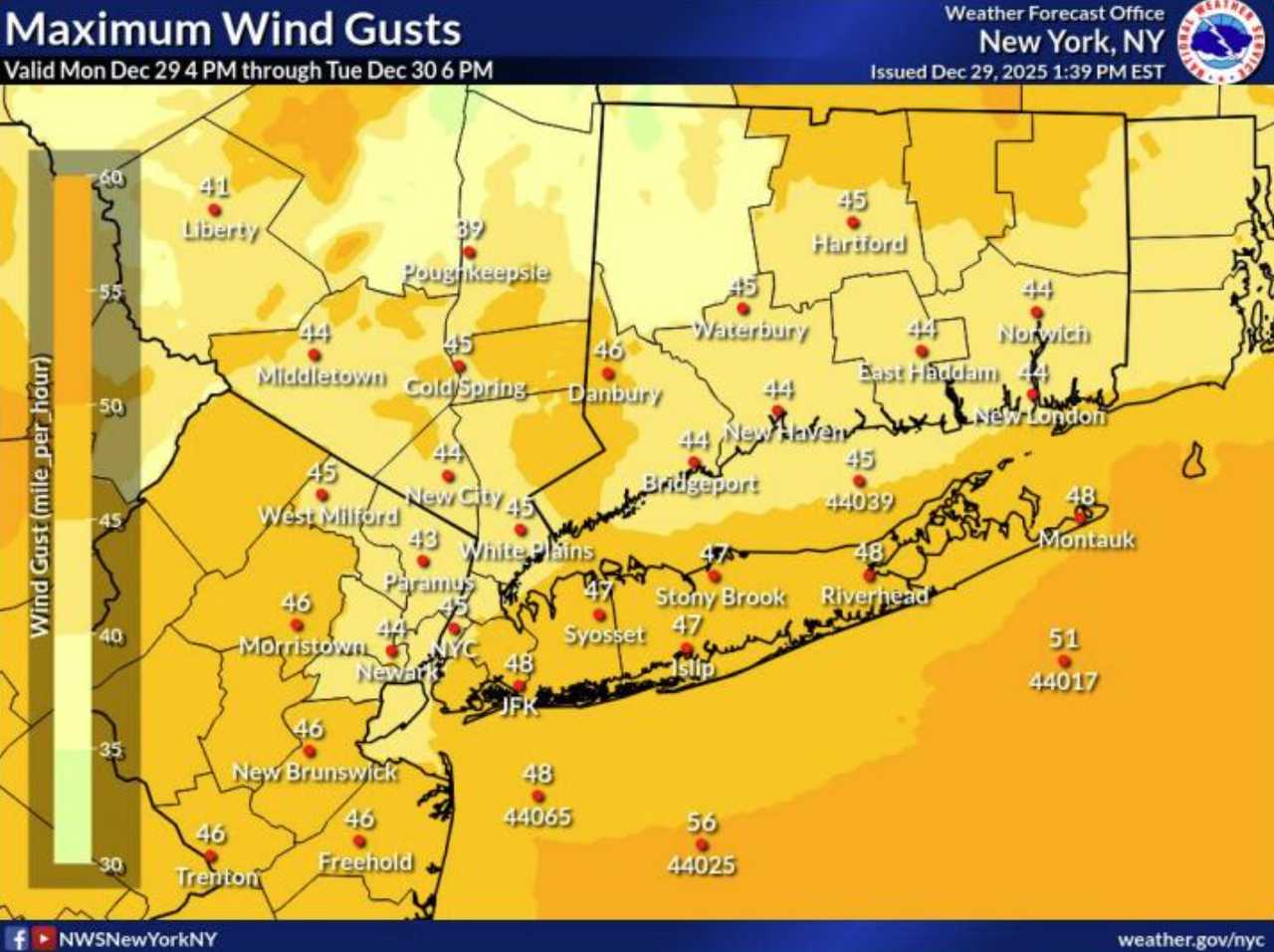 High winds knock out power for over 1K across Hudson Valley: Crews ...