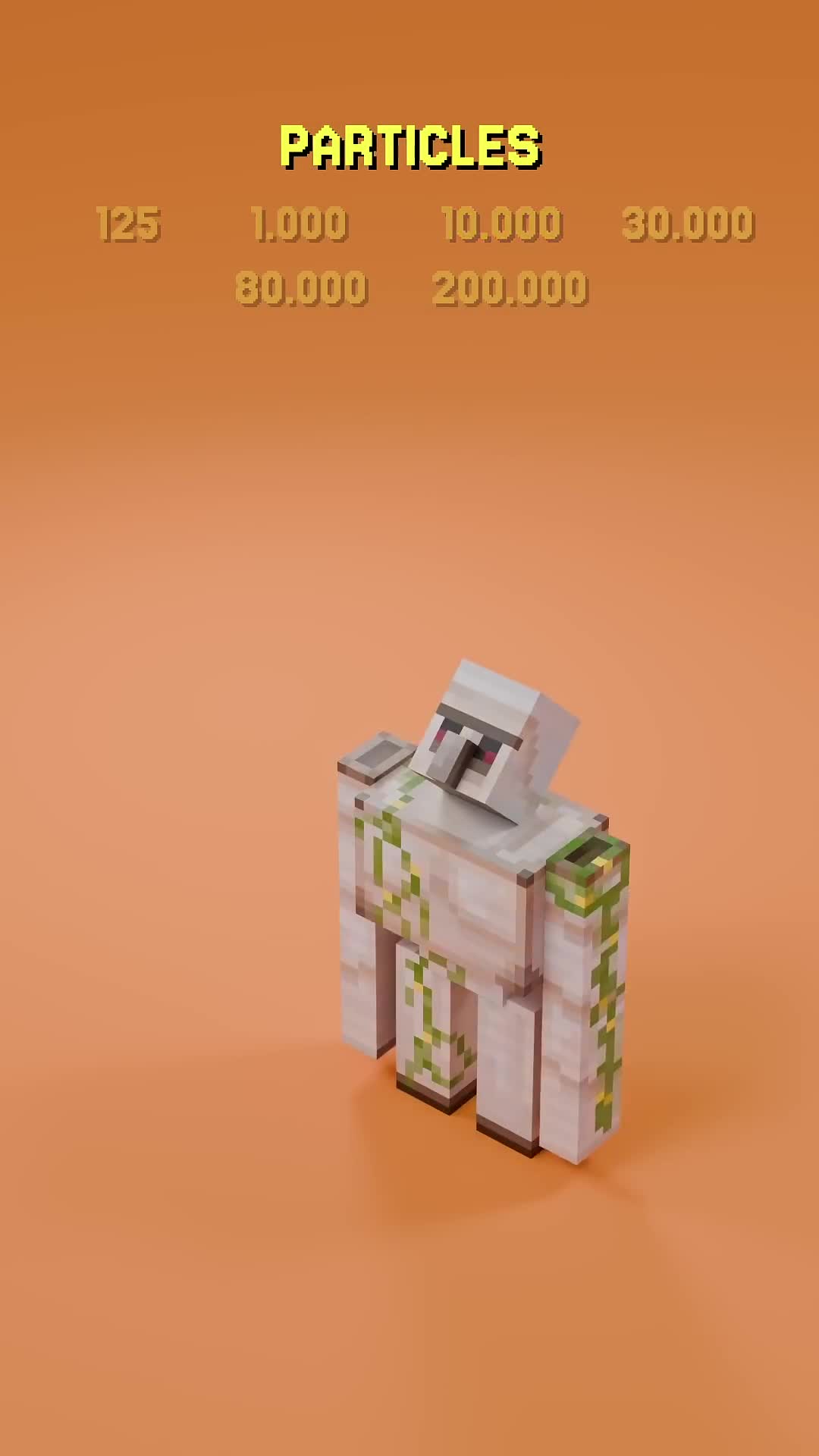 Minecraft iron golem satisfying sand fluid simulations!