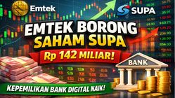 Anak usaha Emtek borong saham SUPA Rp142 miliar, kepemilikan bank ...