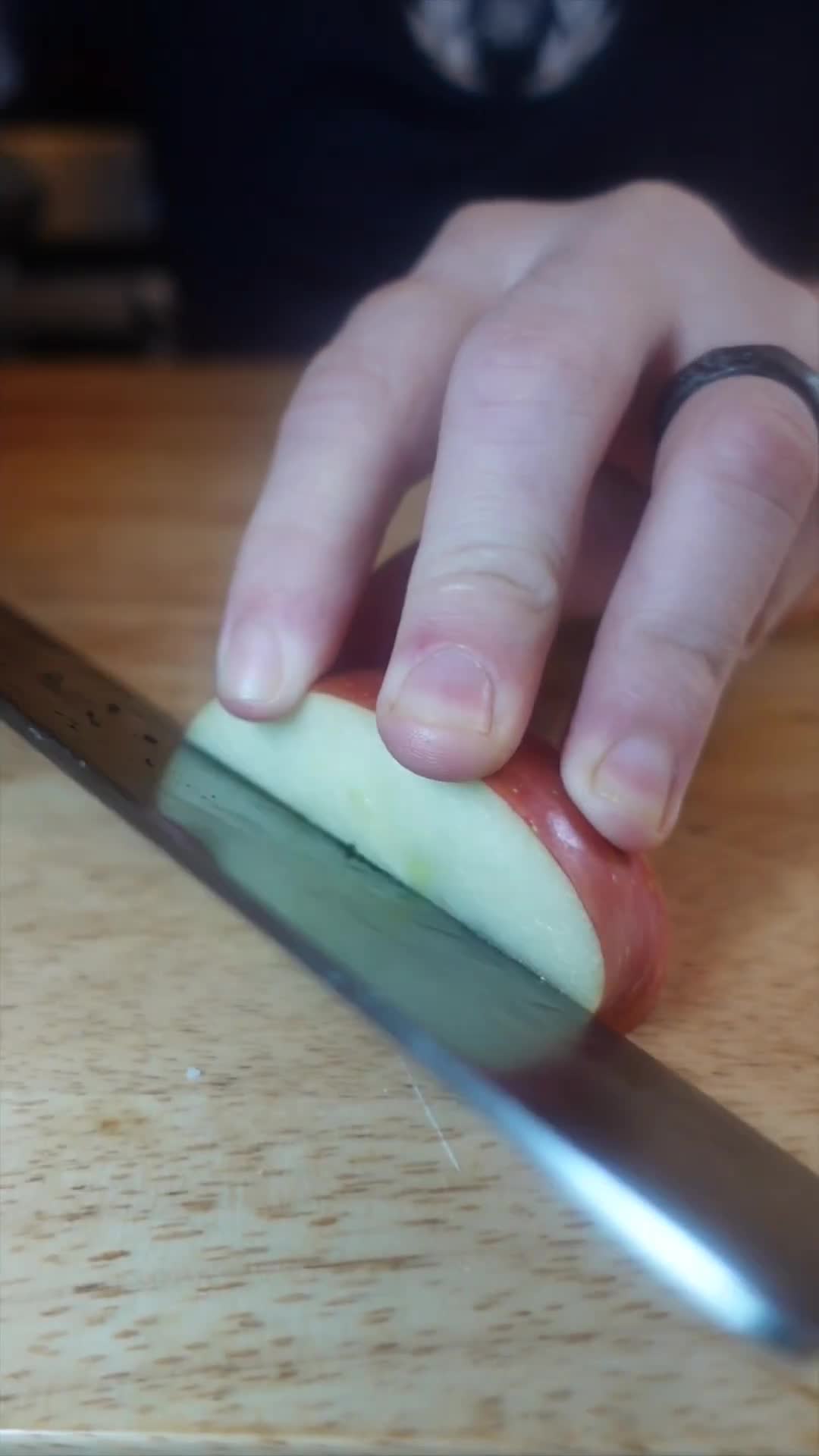 Easiest way to cut up (and eat) an apple