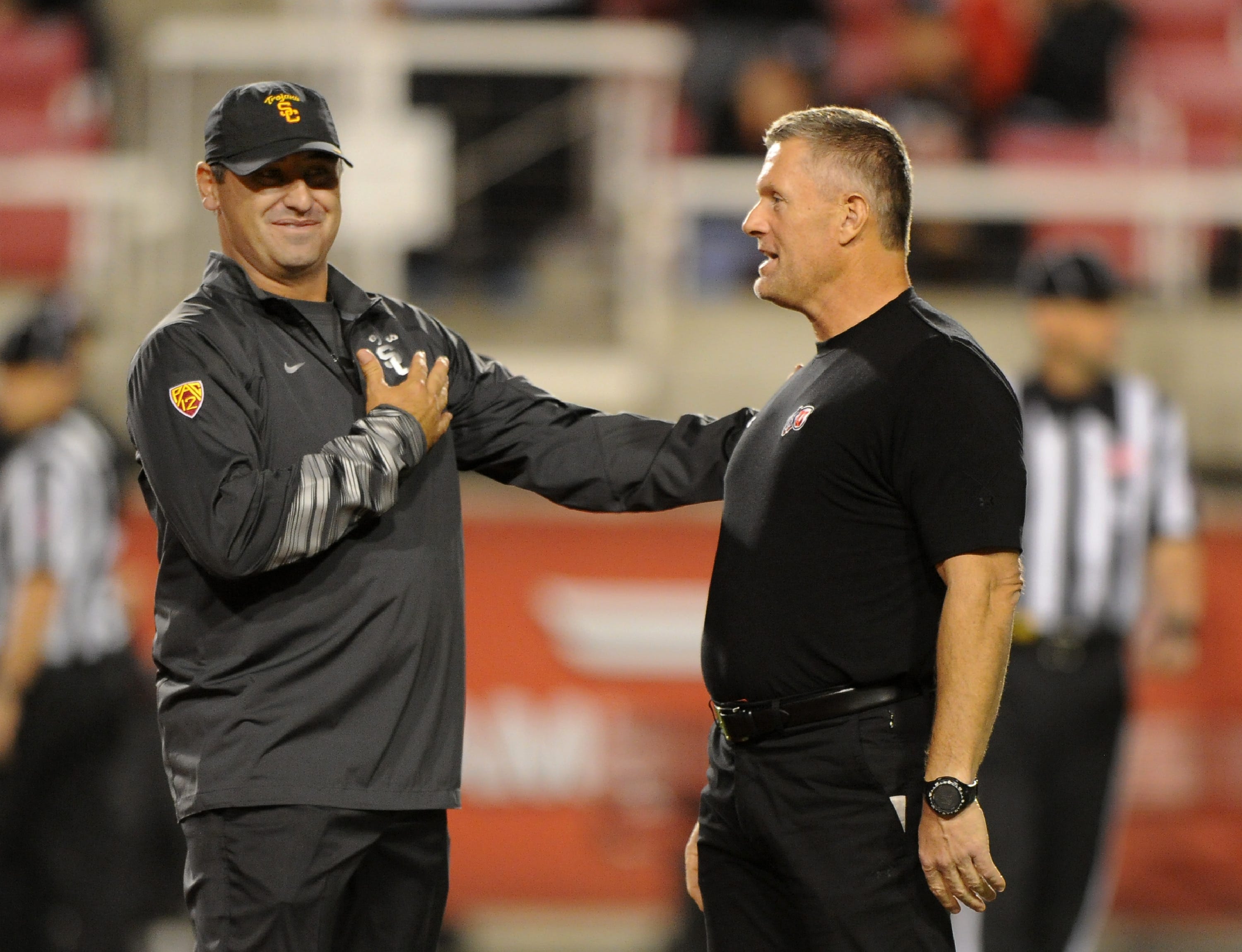 Steve Sarkisian on Kyle Whittingham: Discipline, toughness fit Michigan