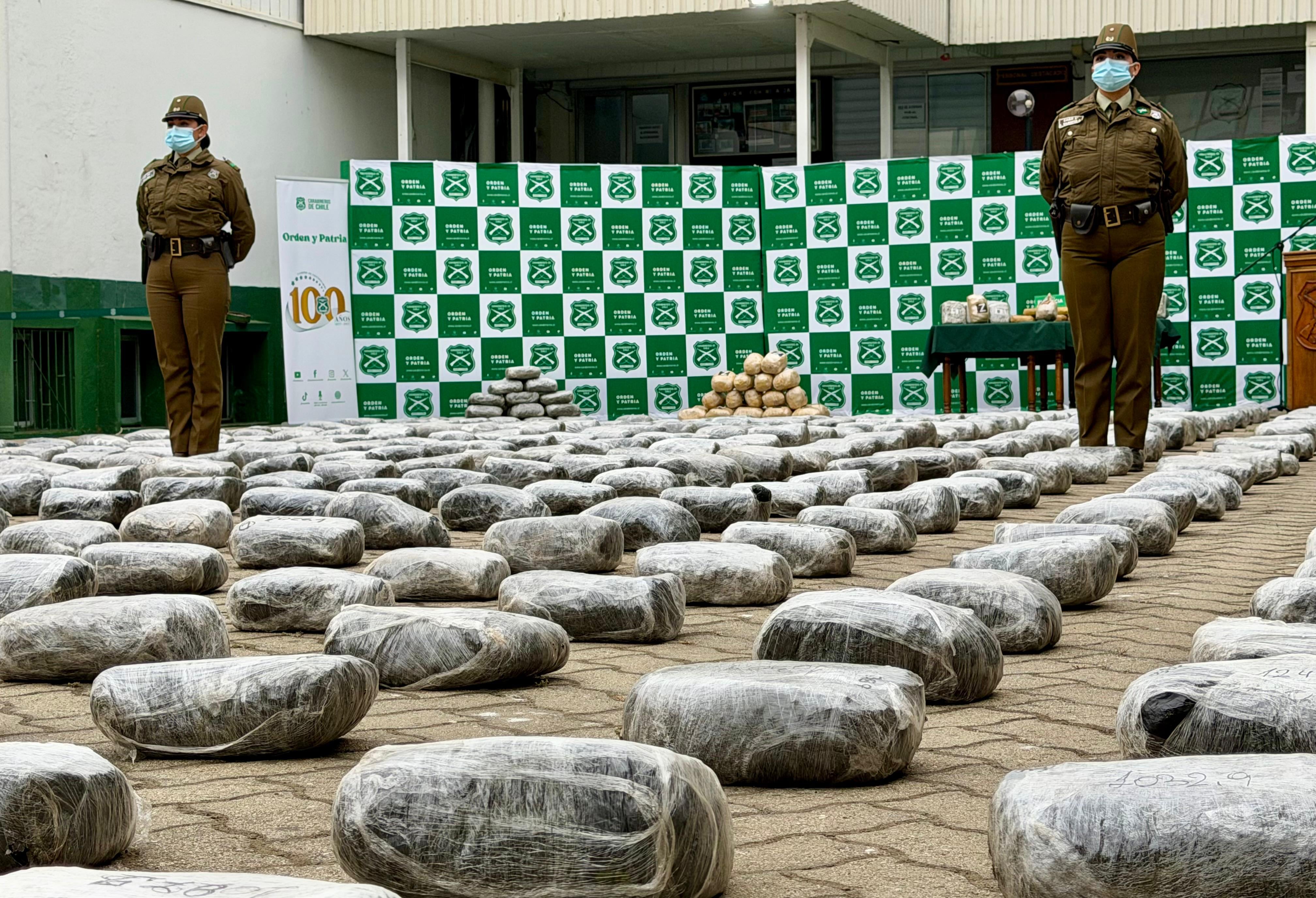 Incautan más de media tonelada de marihuana en patrullaje preventivo ...