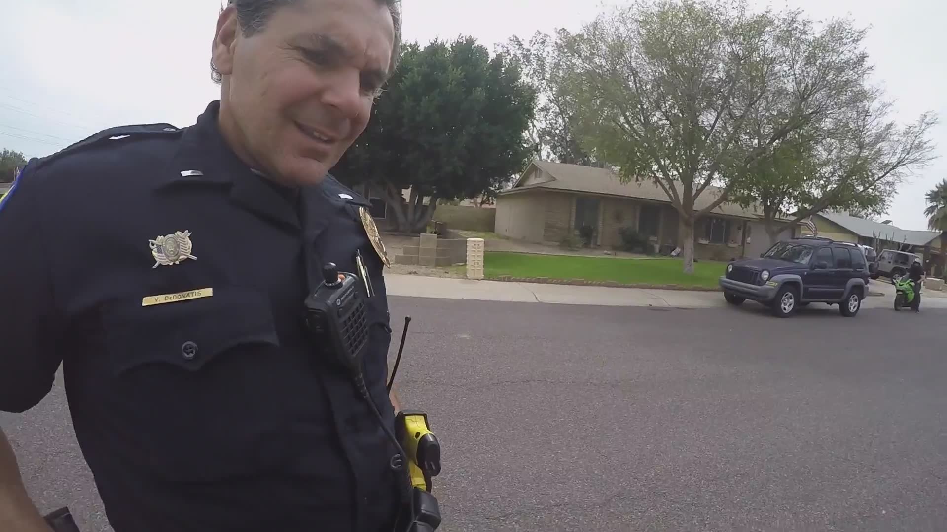 Lucky break as officer issues warning instead of ticket