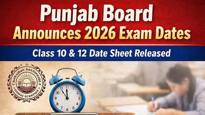 Punjab board exams 2026: PSEB class 10, 12 date sheet released — check ...