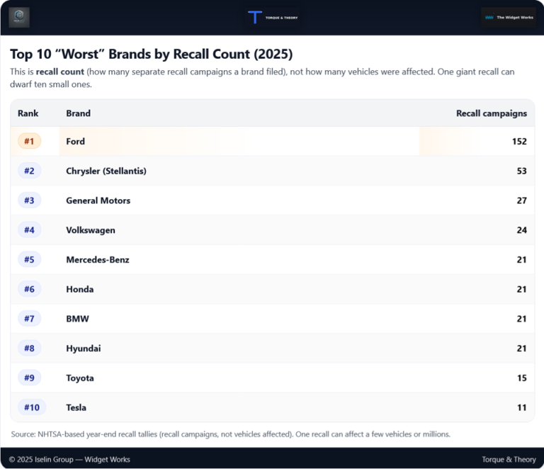 The 2025 recall numbers are in—why you should check your VIN, not the brand