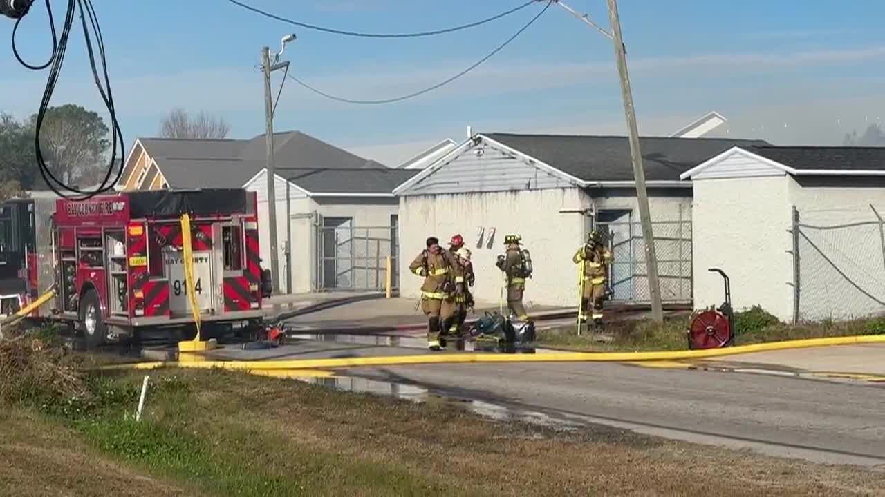 Storage unit fire on Summer Oak Drive, BCSO gives traffic alert
