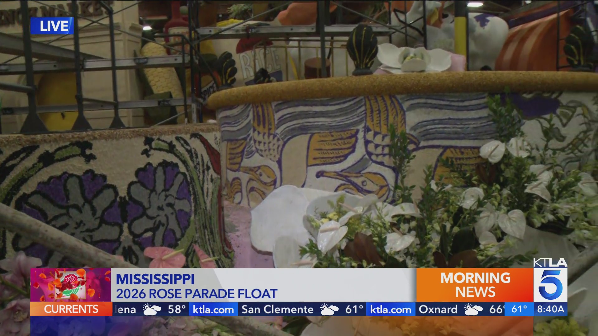 The magic in teamwork Rose Parade float: AES The UPS Store & Mississippi