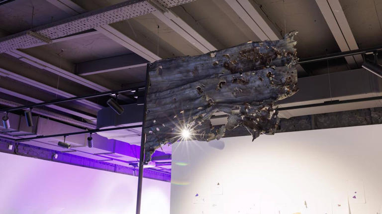 Artist Nikita Kadan creates art installation from debris of destroyed ...
