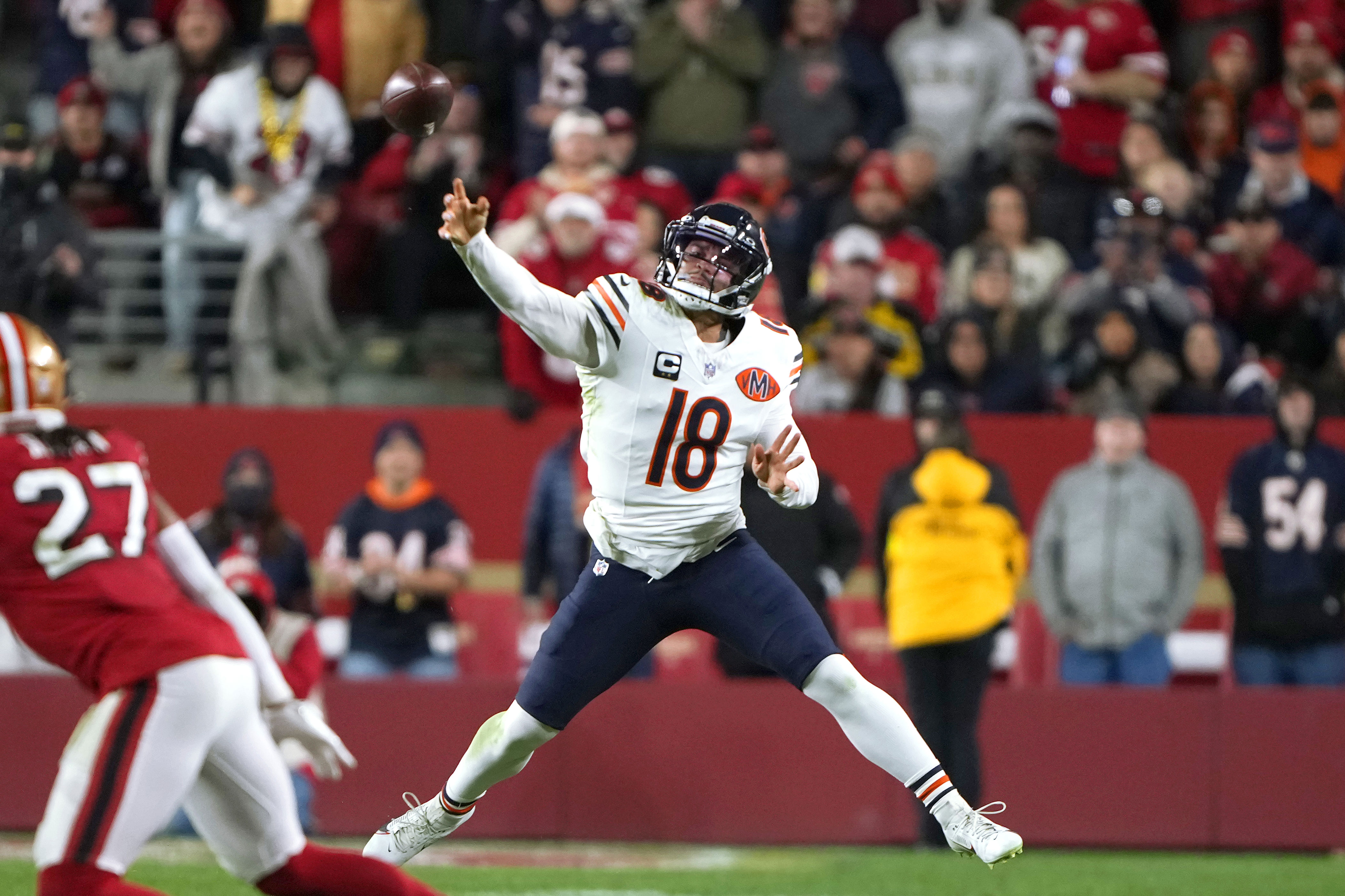 Caleb Williams stat tracker week 17