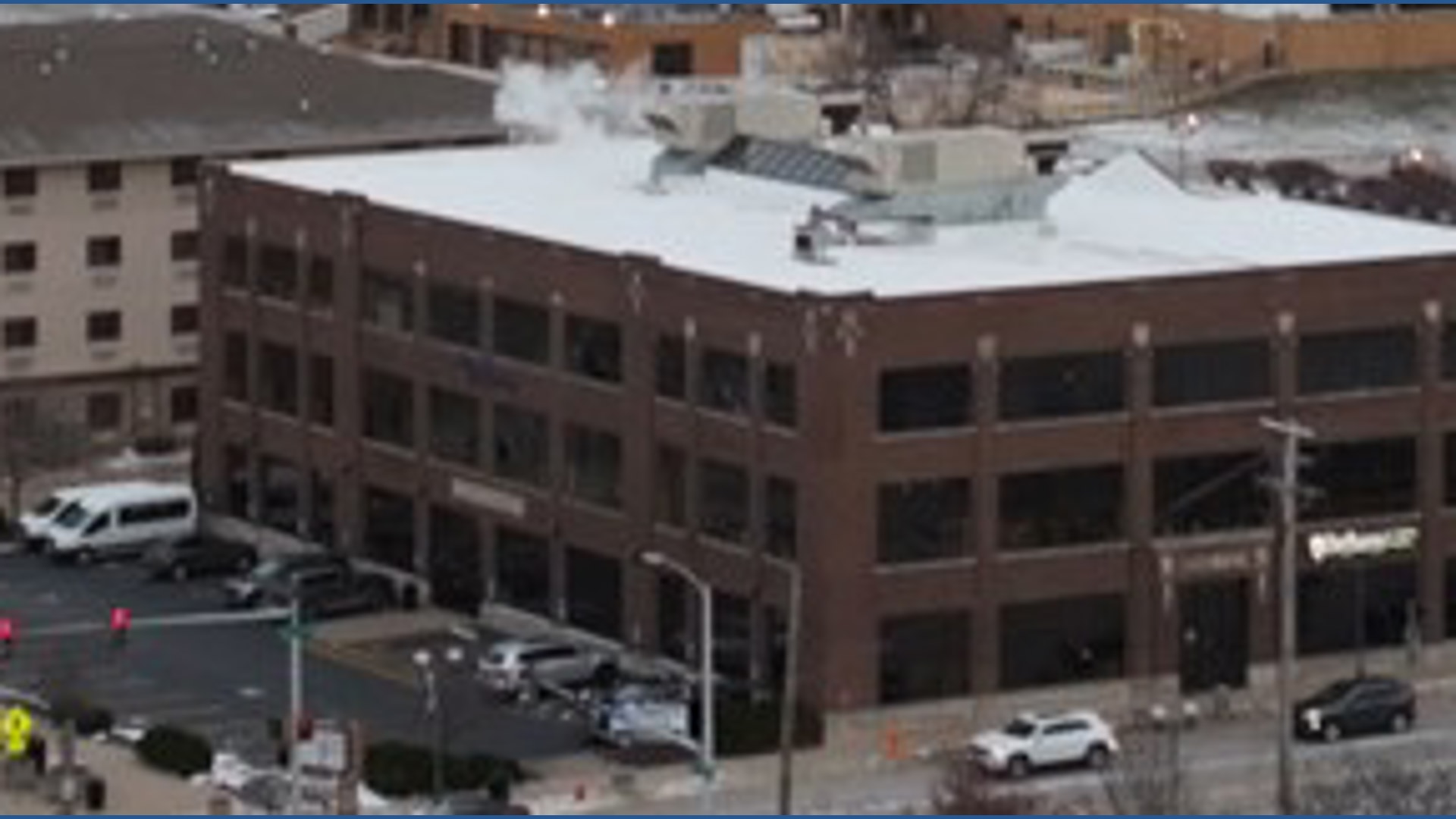 Light dusting of snow in the Quad Cities