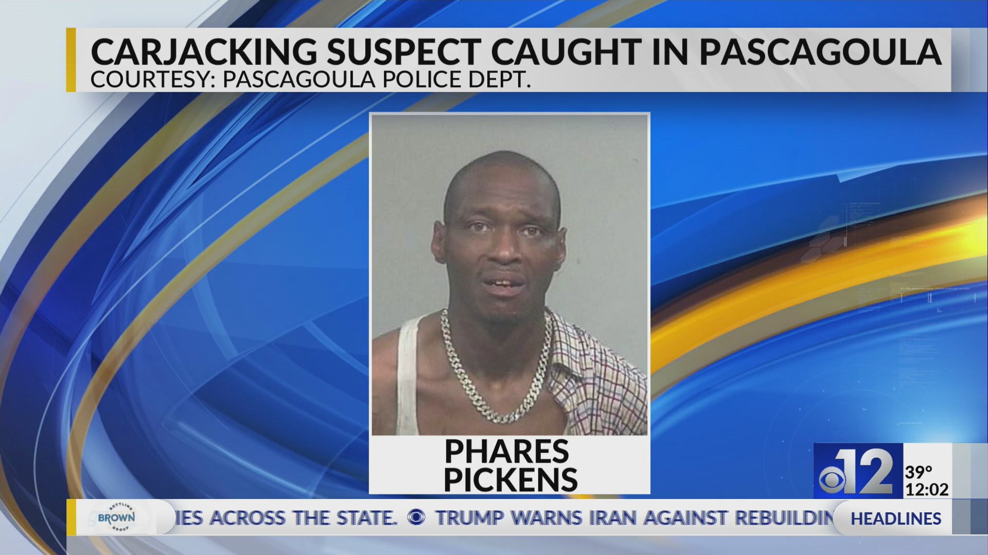Jackson carjacking suspect arrested in Pascagoula after chase