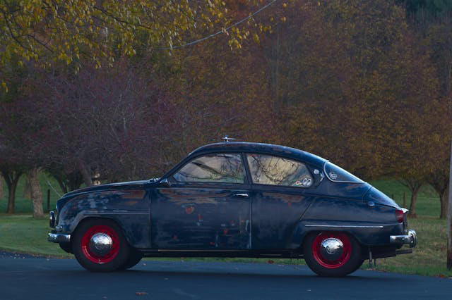 His Saab story is about a singular star-crossed survivor