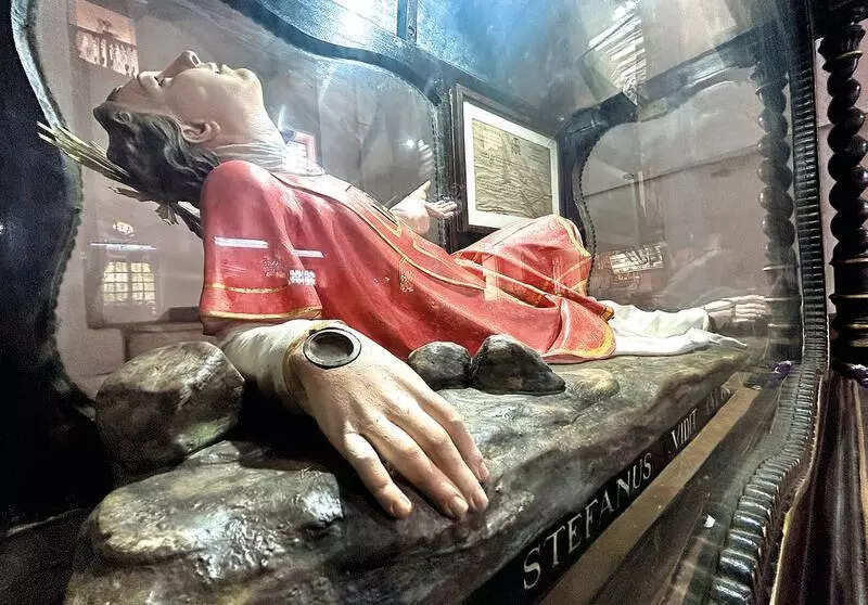 Bone relic of Christianity’s first martyr completes 100 yrs on St ...
