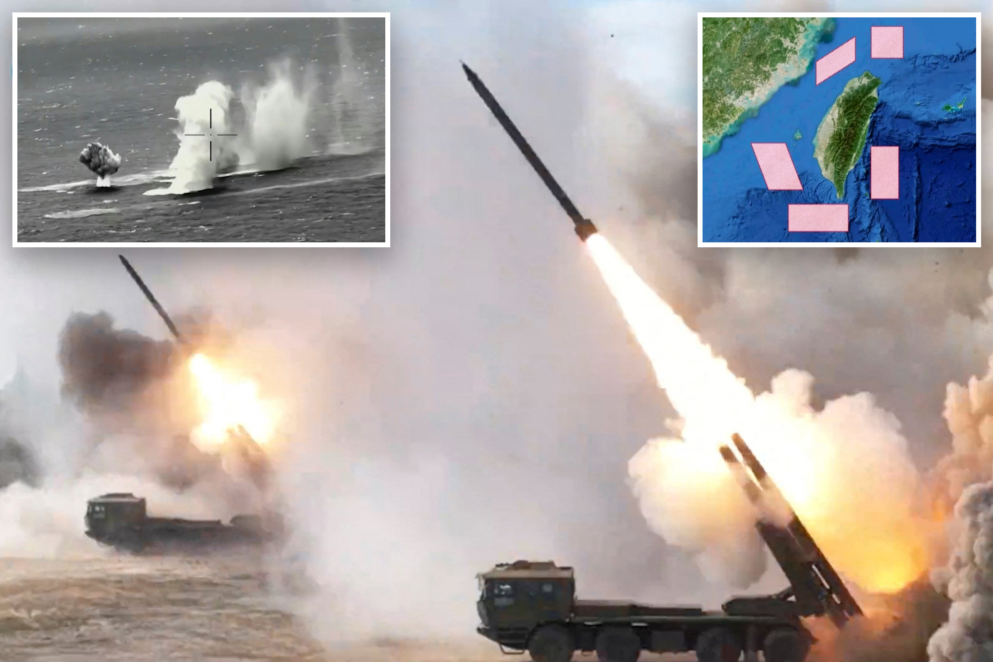 China unleashes hail of live fire in intense, large-scale military ...