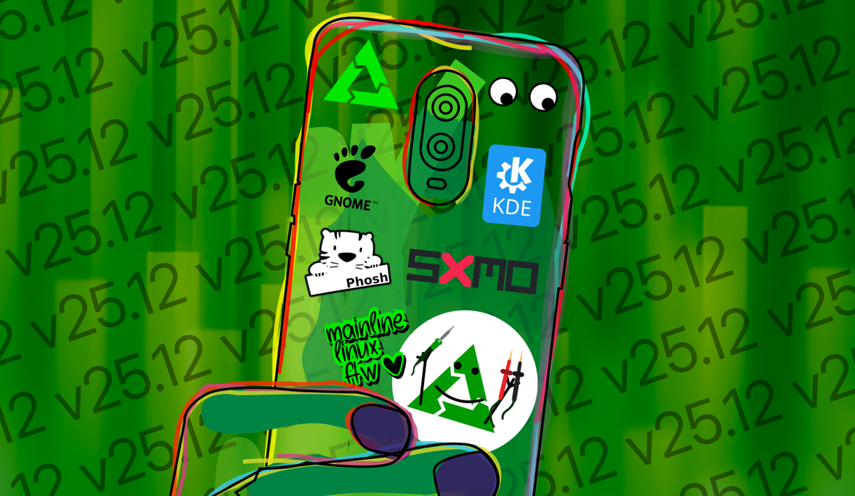 postmarketOS 25.12: Plasma Mobile 6.5, base Alpine 3.23 y 62 dispositivos