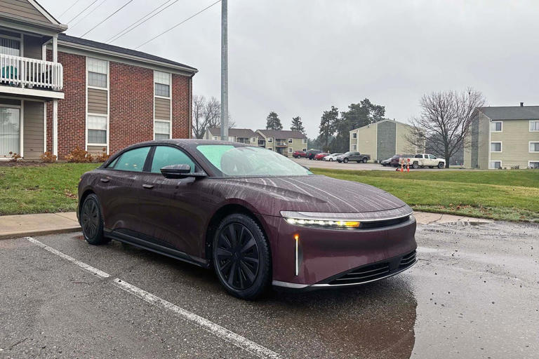 View exterior photos of the 2024 Lucid Air Pure RWD