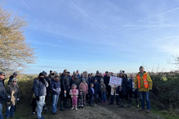 'It's an obscenity' - Residents protest against proposed 216-acre solar ...