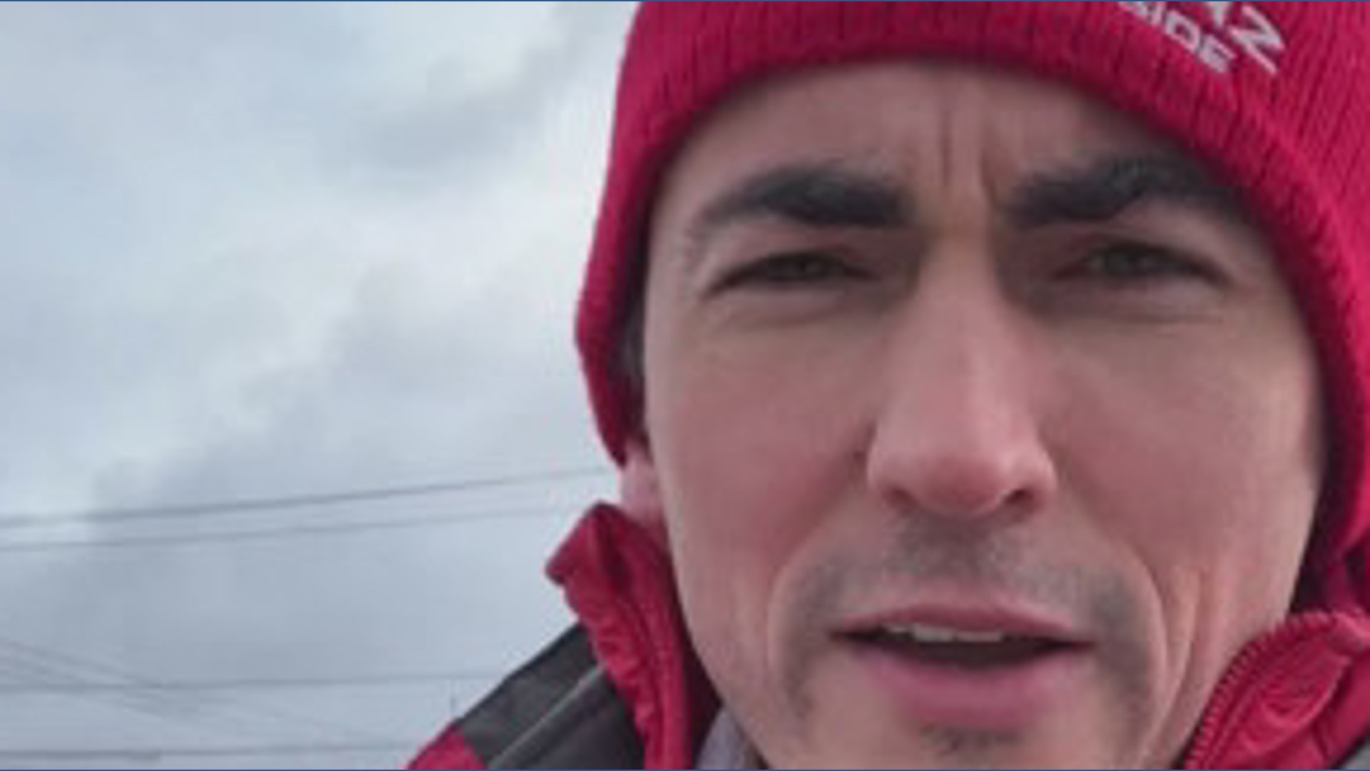 Stolen car covered in ice after being battered by waves in Hamburg