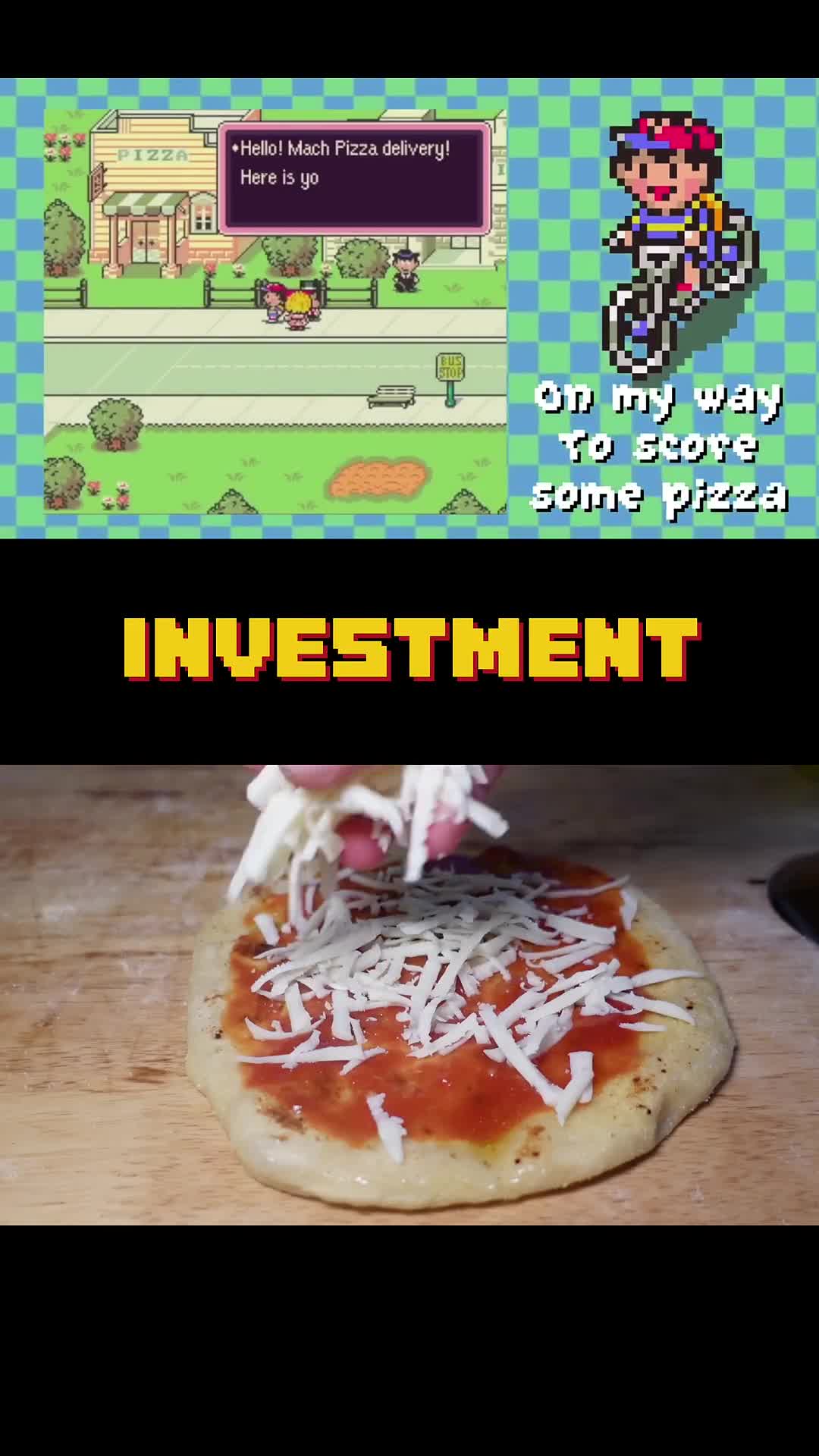 Speedy pizza hack inspired by EarthBound! #shorts