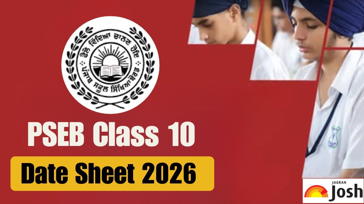 PSEB 10th date sheet 2026: Download Punjab Board class 10 time table PDF
