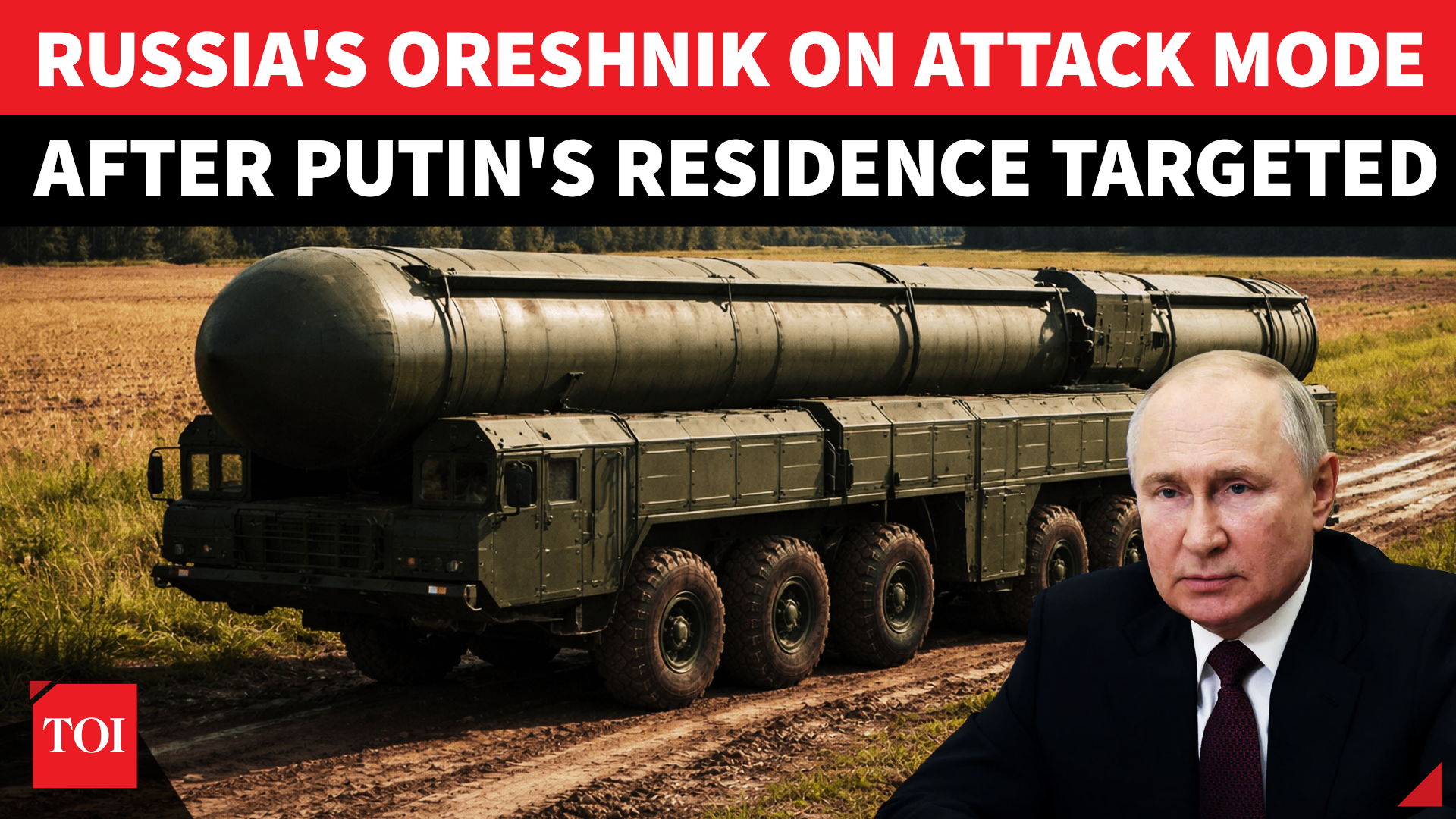 Oreshnik rolls out hours after drone scare at Putin's residence; Russia ...