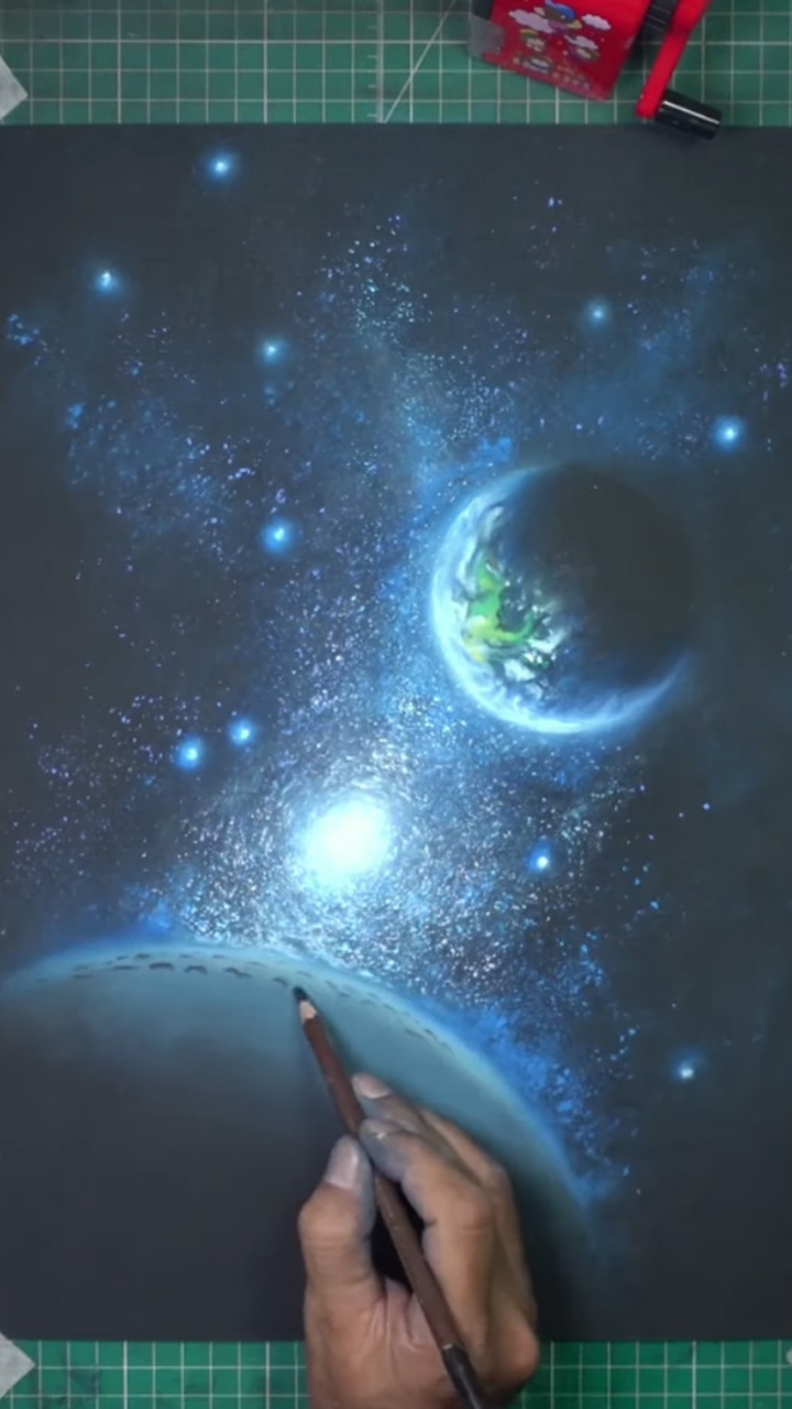 Dark side of the moon concept turned into stunning art