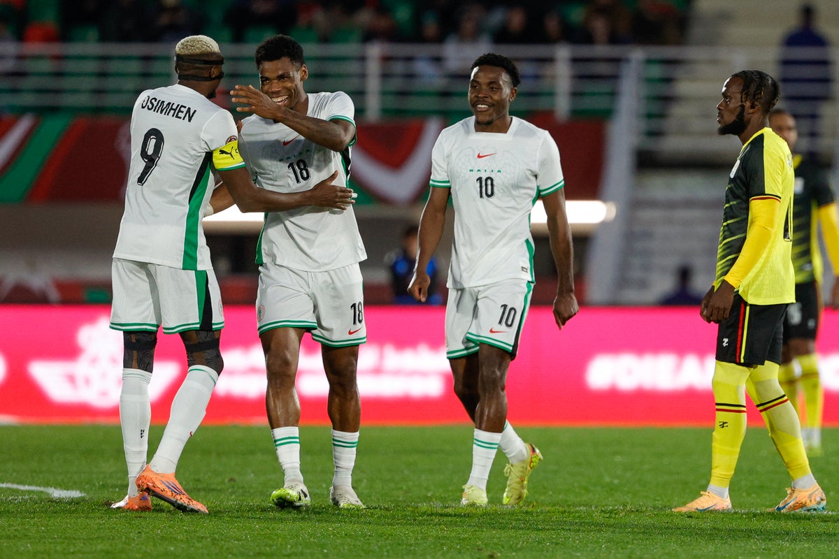 Raphael Onyedika’s brace sends Uganda home as Nigeria top Afcon group
