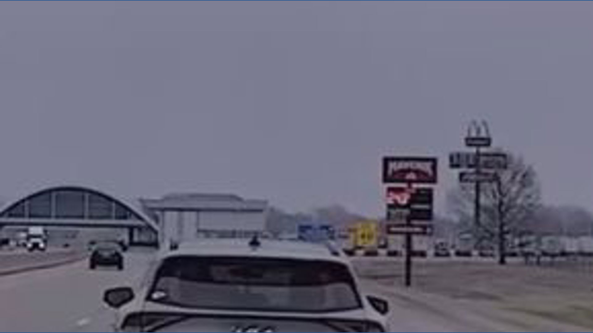 Driver asleep behind wheel forced to stop by police officer who ...