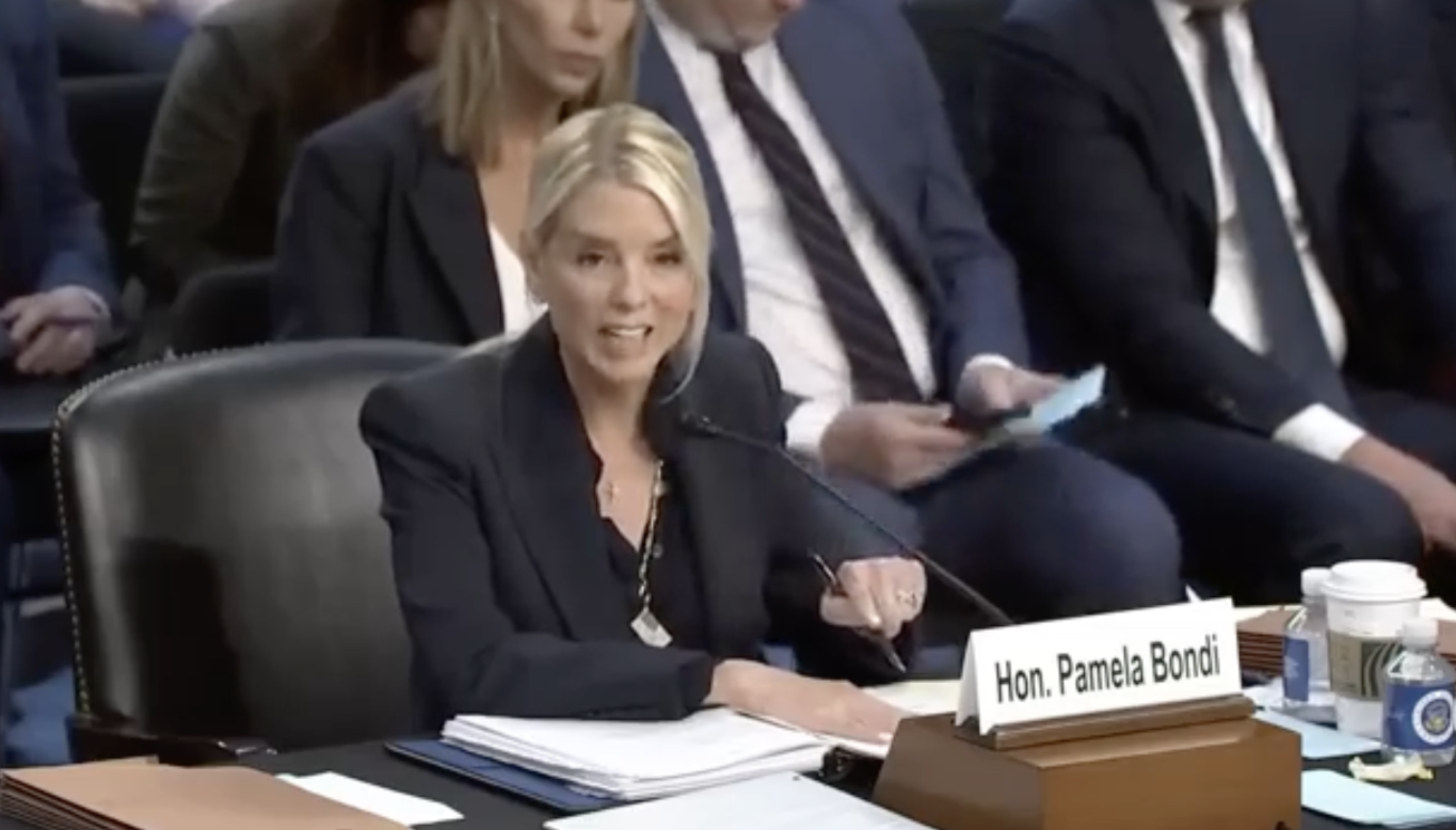 'You were censured by Congress': Pam Bondi tests the limits of her ...