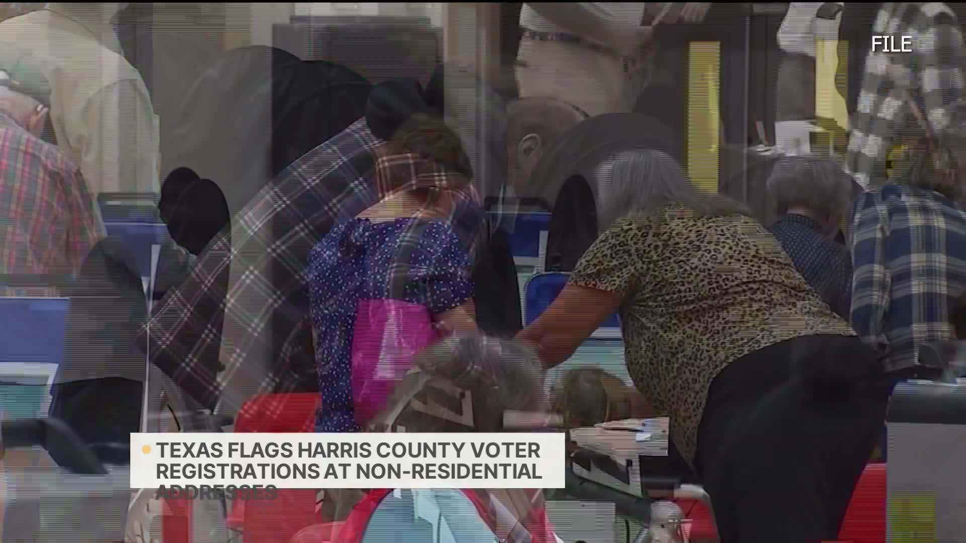 Texas orders Harris County to correct voter registration addresses
