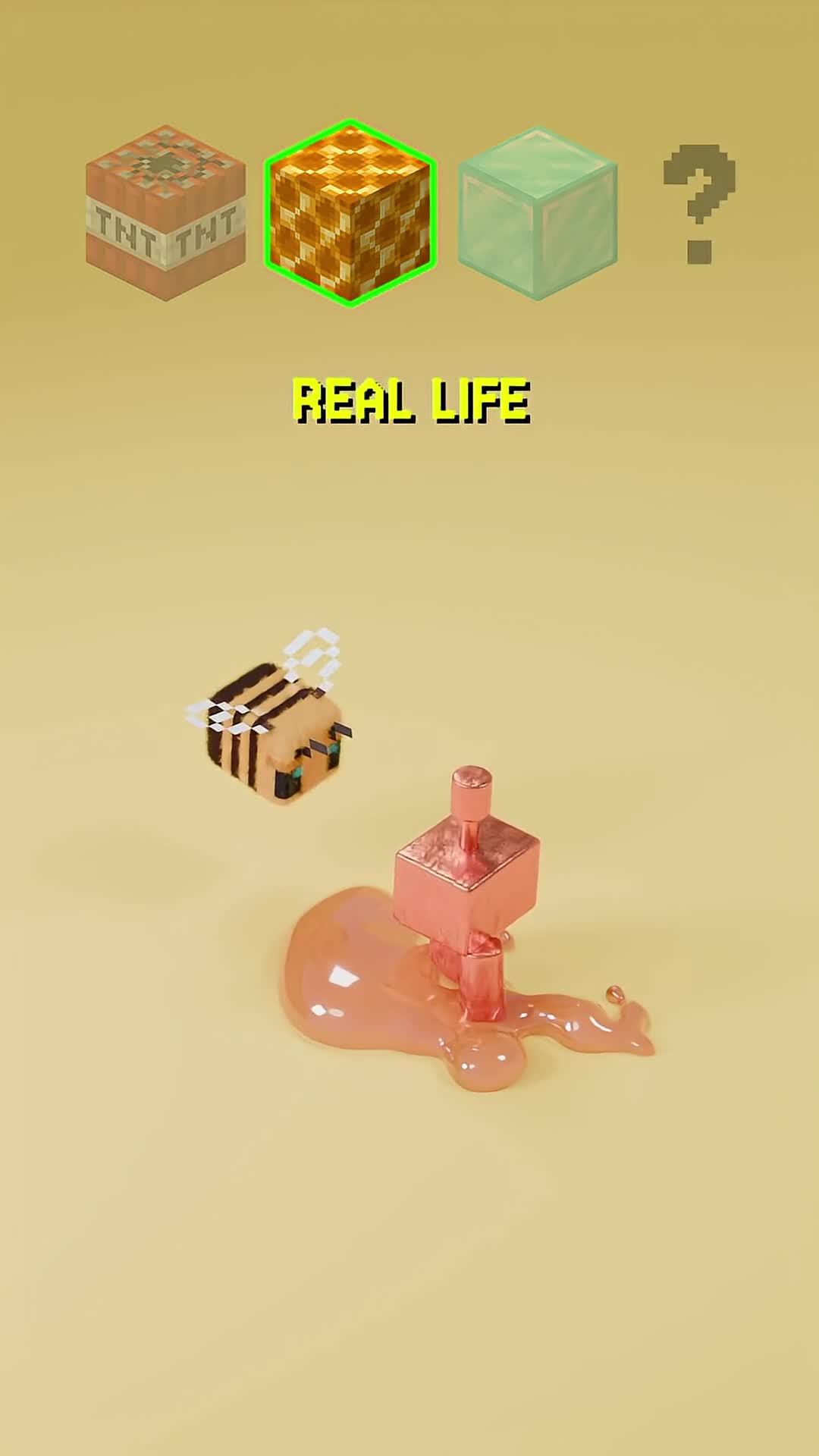 Minecraft vs real life satisfying 3D simulations | Iron Golem, Copper ...