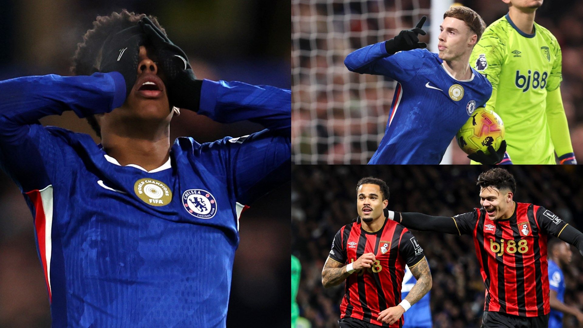 Chelsea player ratings vs Bournemouth: Electric Estevao deserves better ...