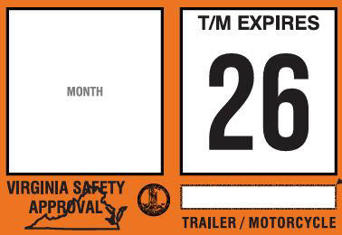 Virginia State Police update inspection stickers for 2026