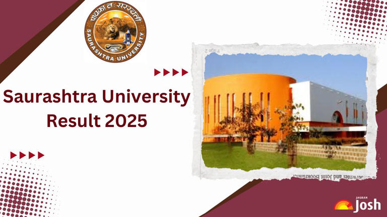 Saurashtra University result 2025 out at saurashtrauniversity.edu ...