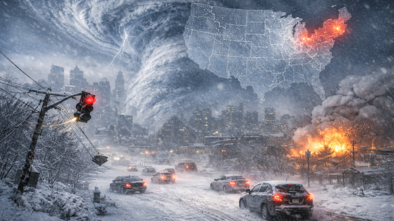 Bomb cyclone hits US hard: 30 million under winter storm alert